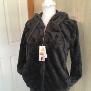 Jackets & Coats | Gray Plush Hoodie | Poshmark
